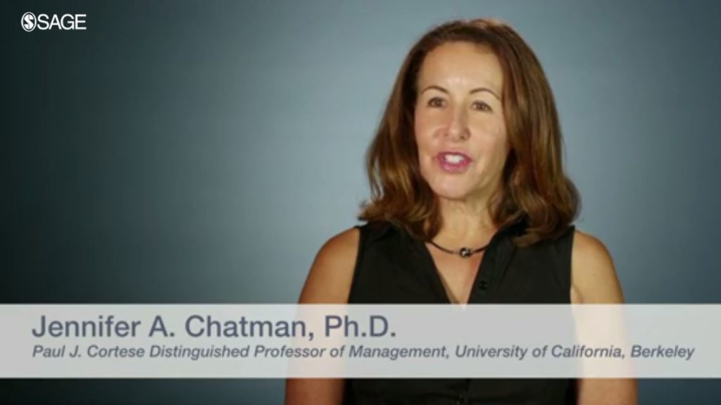 Jennifer Chatman Organizational Culture Video Snip - Social Science Space